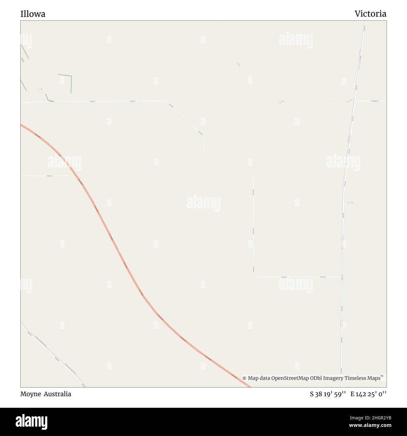 Illowa, Moyne, Australia, Victoria, S 38 19' 59'', E 142 25' 0'', map ...