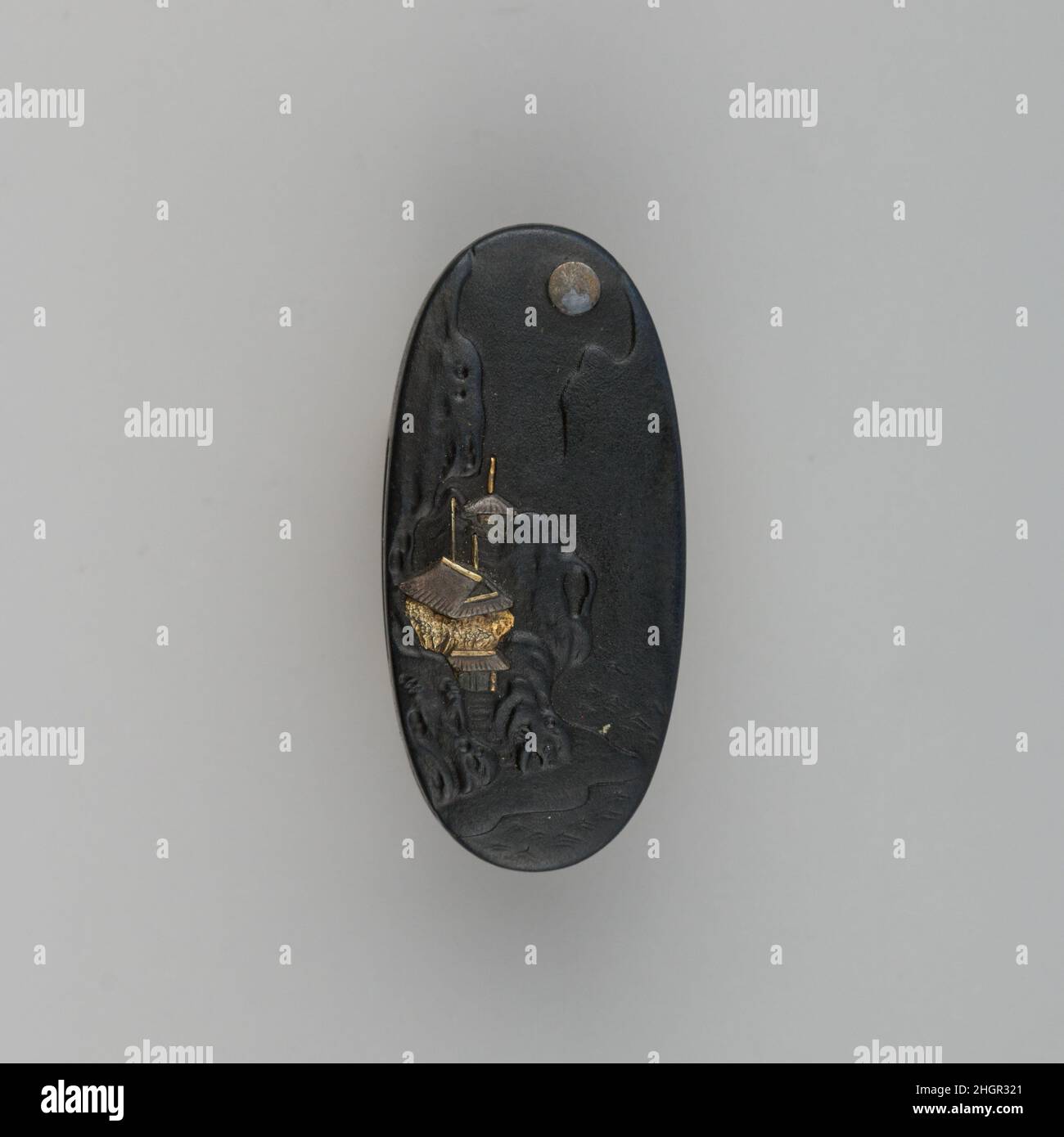 Sword Pommel (Kashira) ca. 1615–1868 Japanese A kashira is a pommel cap ...