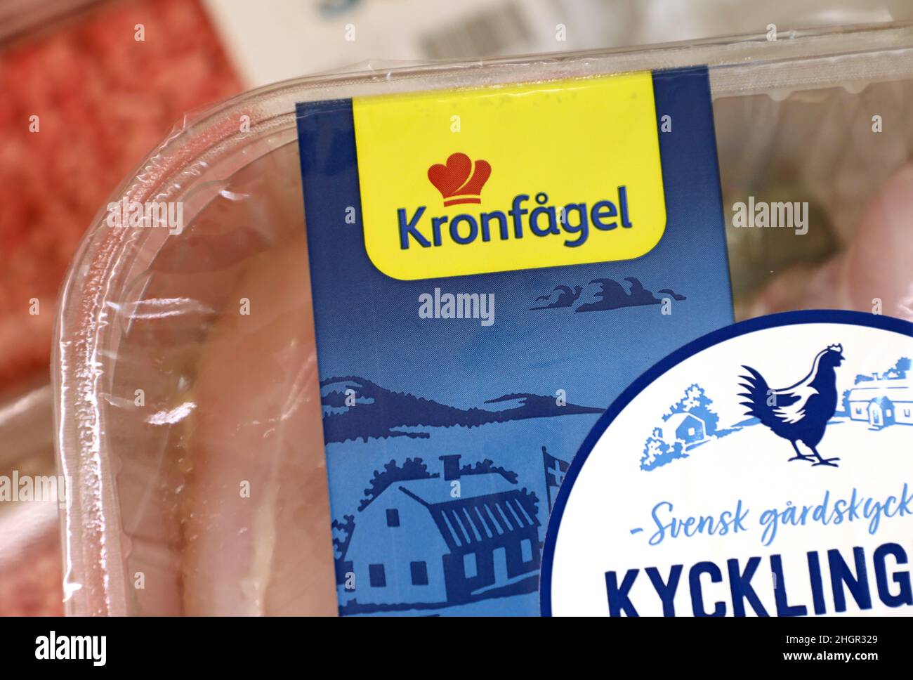 Different Kinds Of Swedish Chicken In Different Packages For Sale In A different-kinds-of-swedish-chicken-in-different-packages-for-sale-in-a