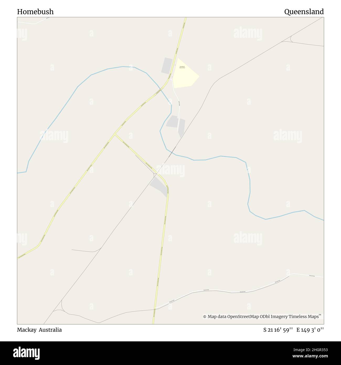 Homebush, Mackay, Australia, Queensland, S 21 16' 59'', E 149 3' 0 ...
