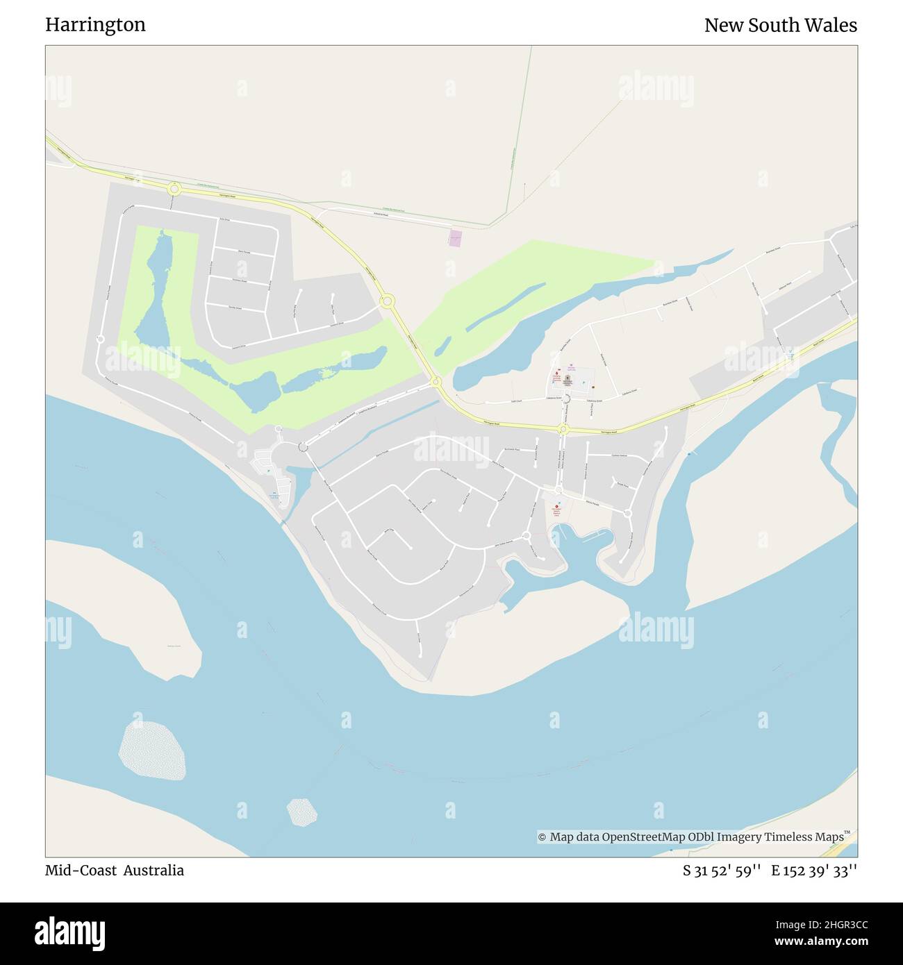 Map of harrington hi-res stock photography and images - Alamy