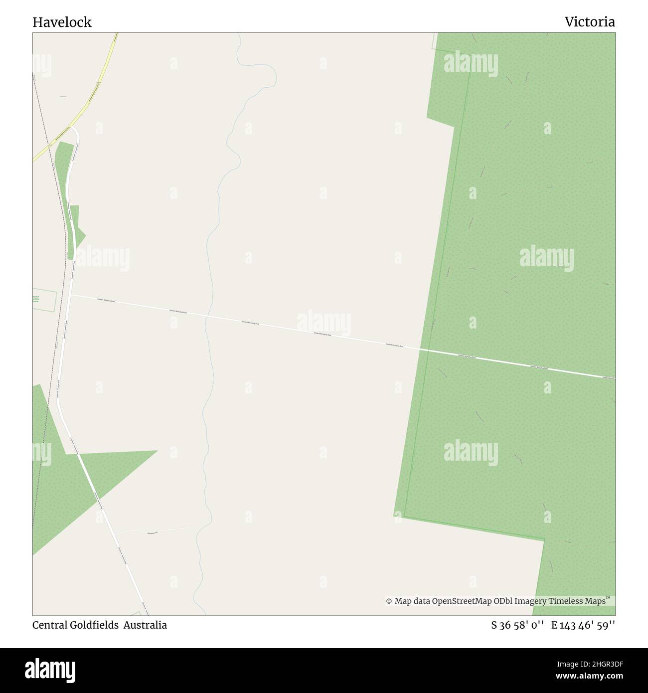 Map of havelock hi-res stock photography and images - Alamy