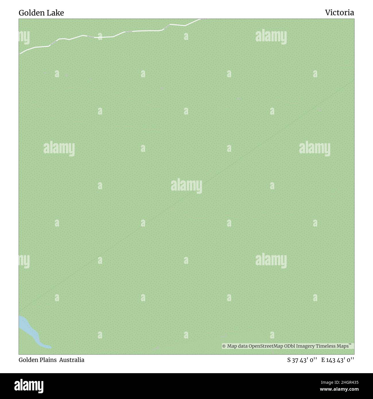 Map of golden lake Cut Out Stock Images & Pictures - Alamy