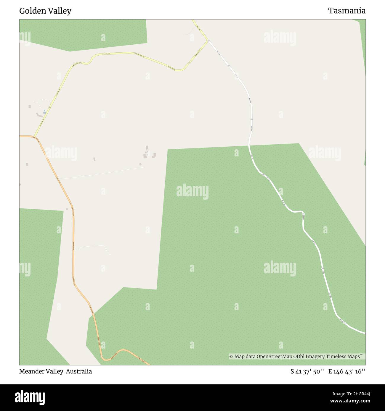 Golden Valley, Meander Valley, Australia, Tasmania, S 41 37' 50'', E ...