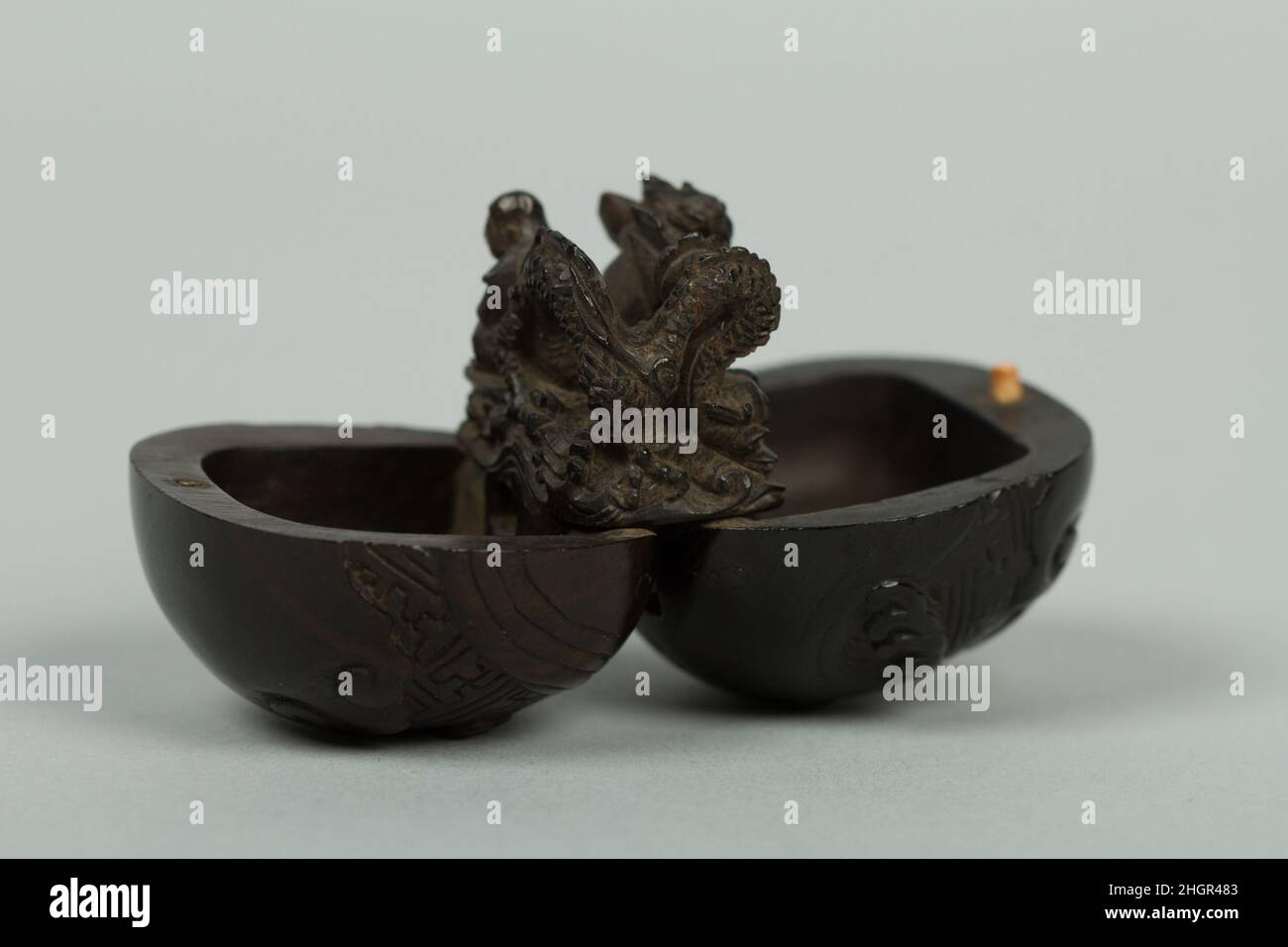 Netsuke Containing Dragon and Figures 19th century Japan. Netsuke ...