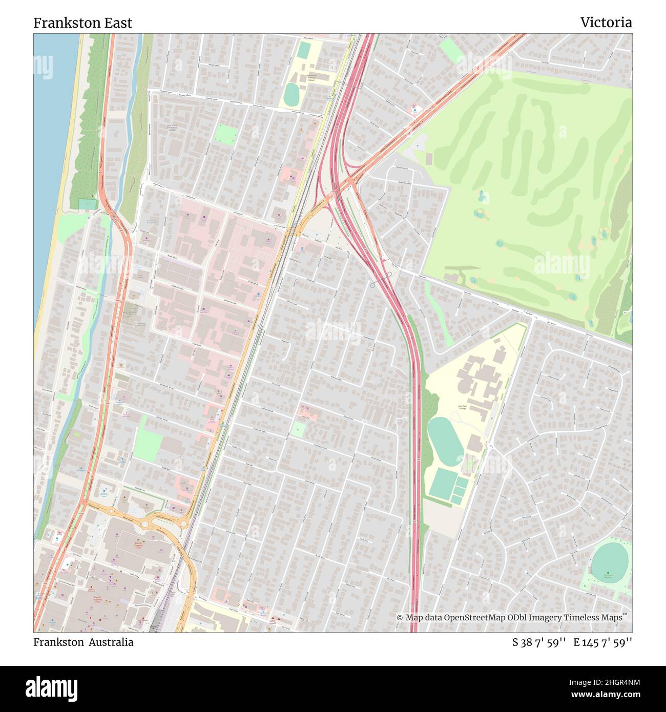 Map of frankston hi-res stock photography and images - Alamy