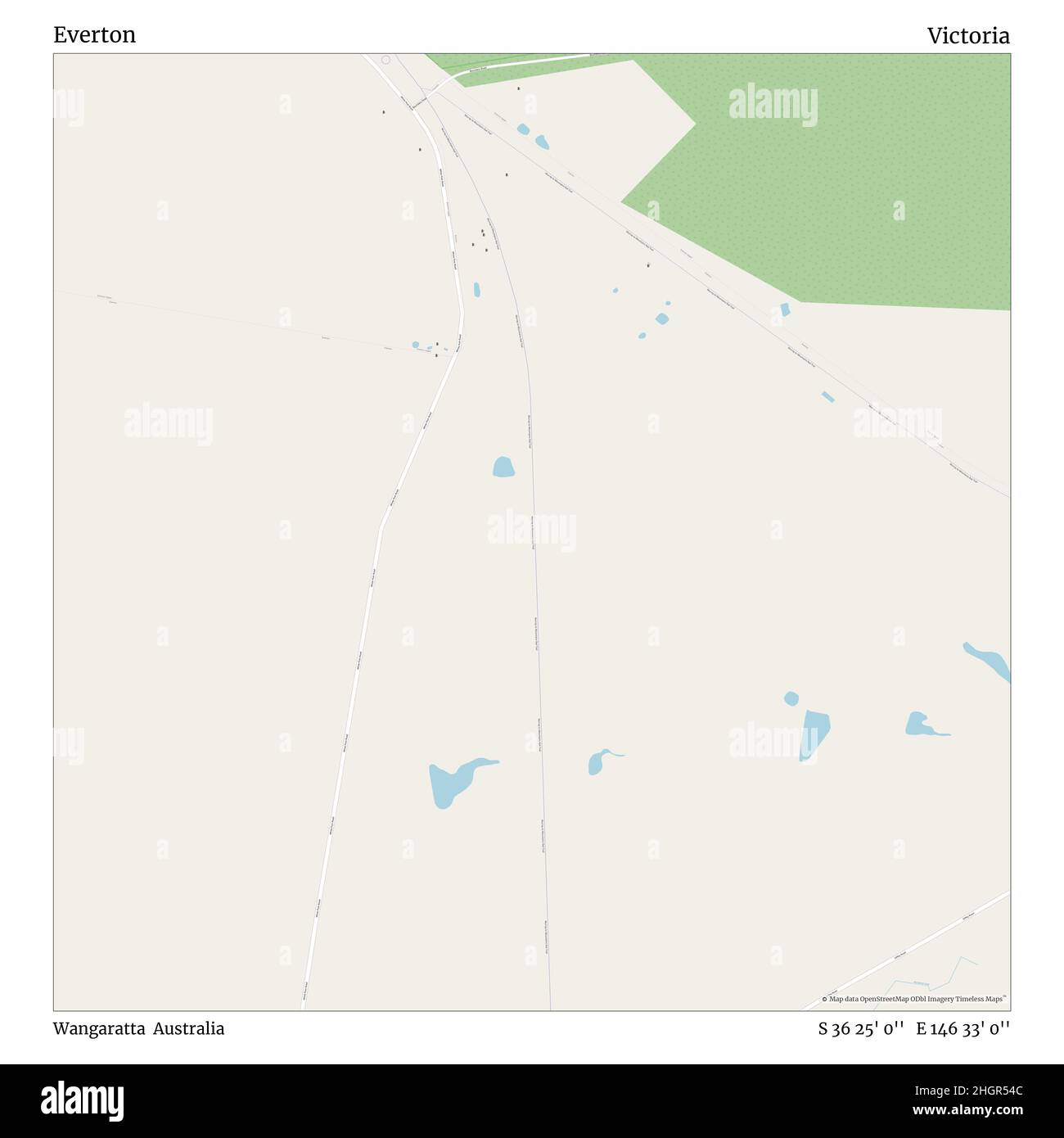 Wangaratta victoria australia maps cartography Cut Out Stock Images ...