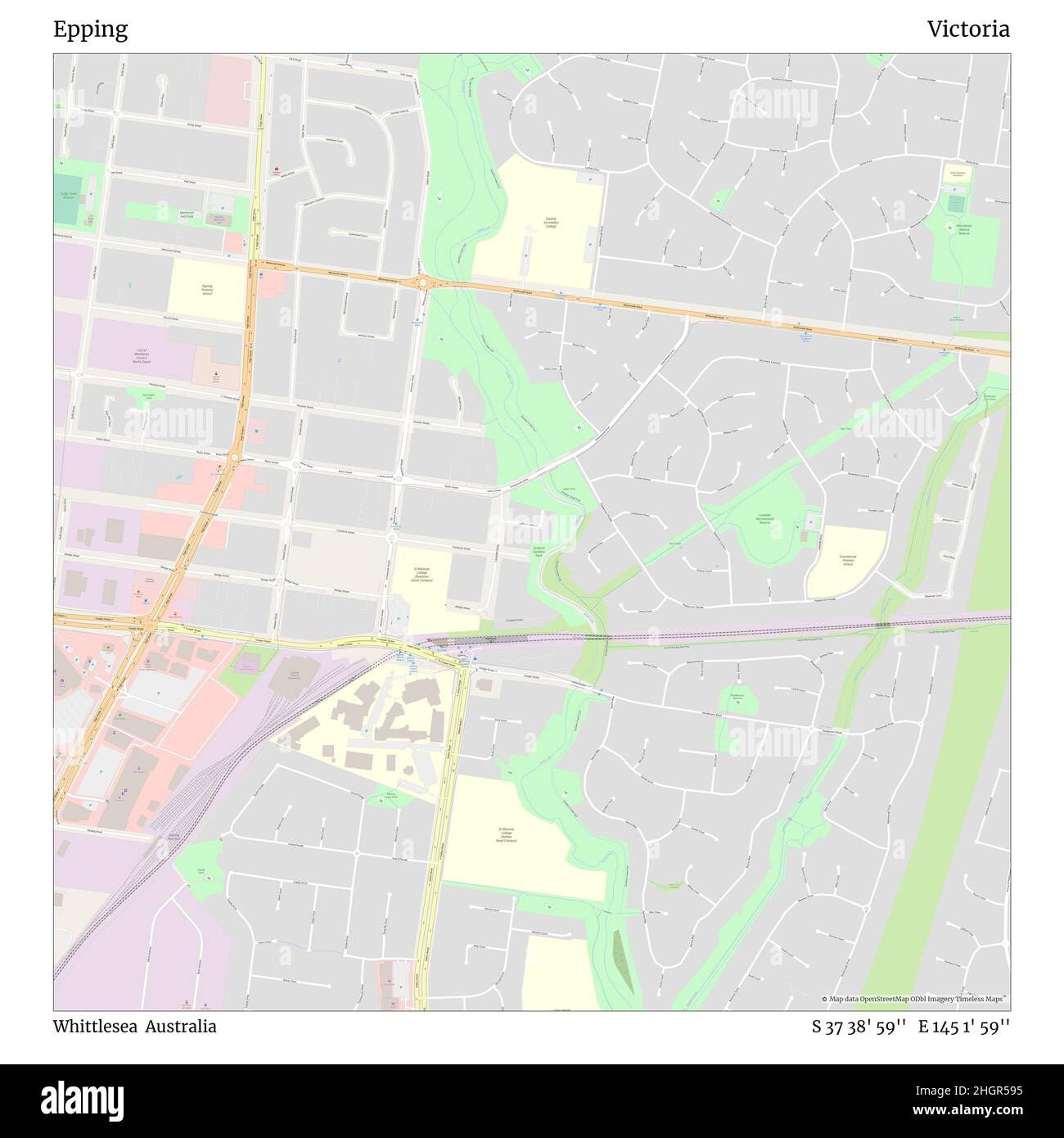 Map of epping Cut Out Stock Images & Pictures - Alamy