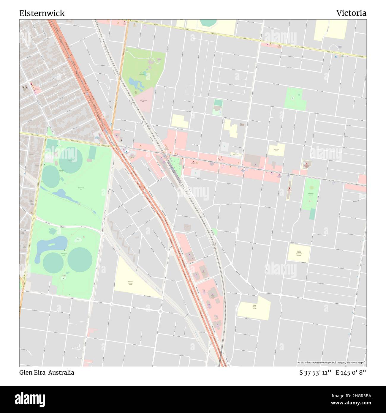 Elsternwick, Glen Eira, Australia, Victoria, S 37 53' 11'', E 145 0' 8 ...