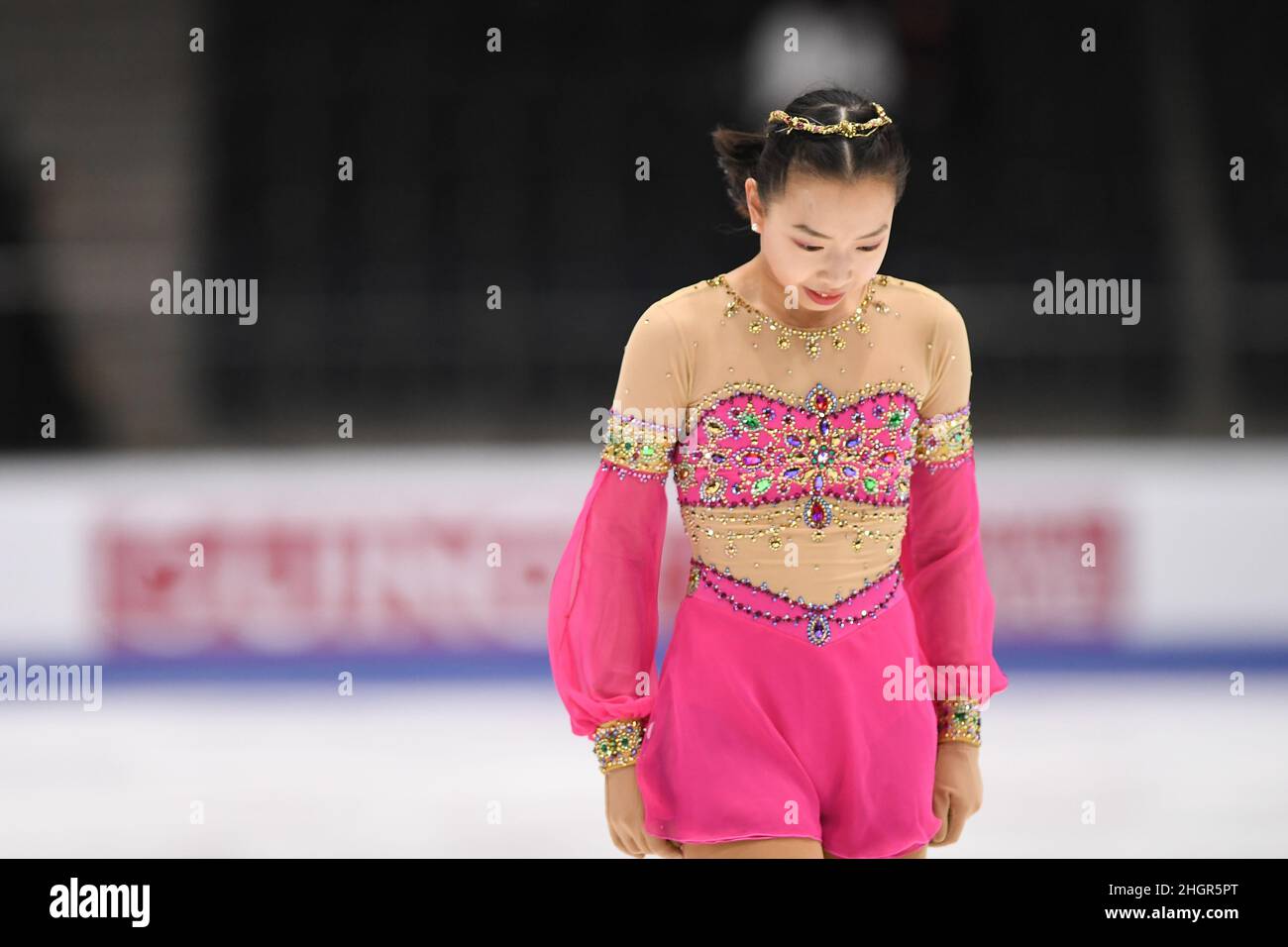 Tzu-Han TING (TPE), during Women Free Skating, at the ISU Four ...
