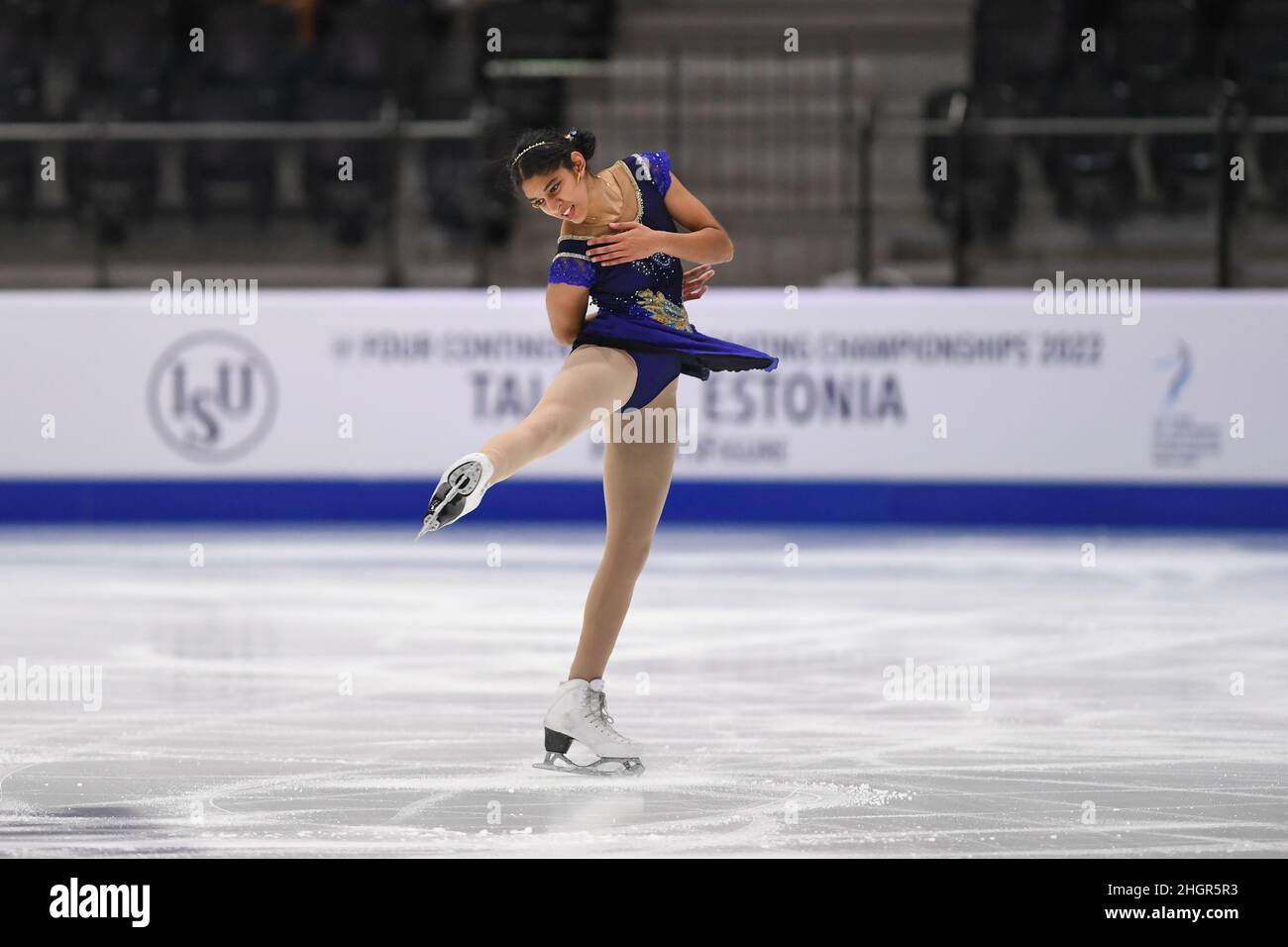 Tara PRASAD (IND), during Women Free Skating, at the ISU Four ...