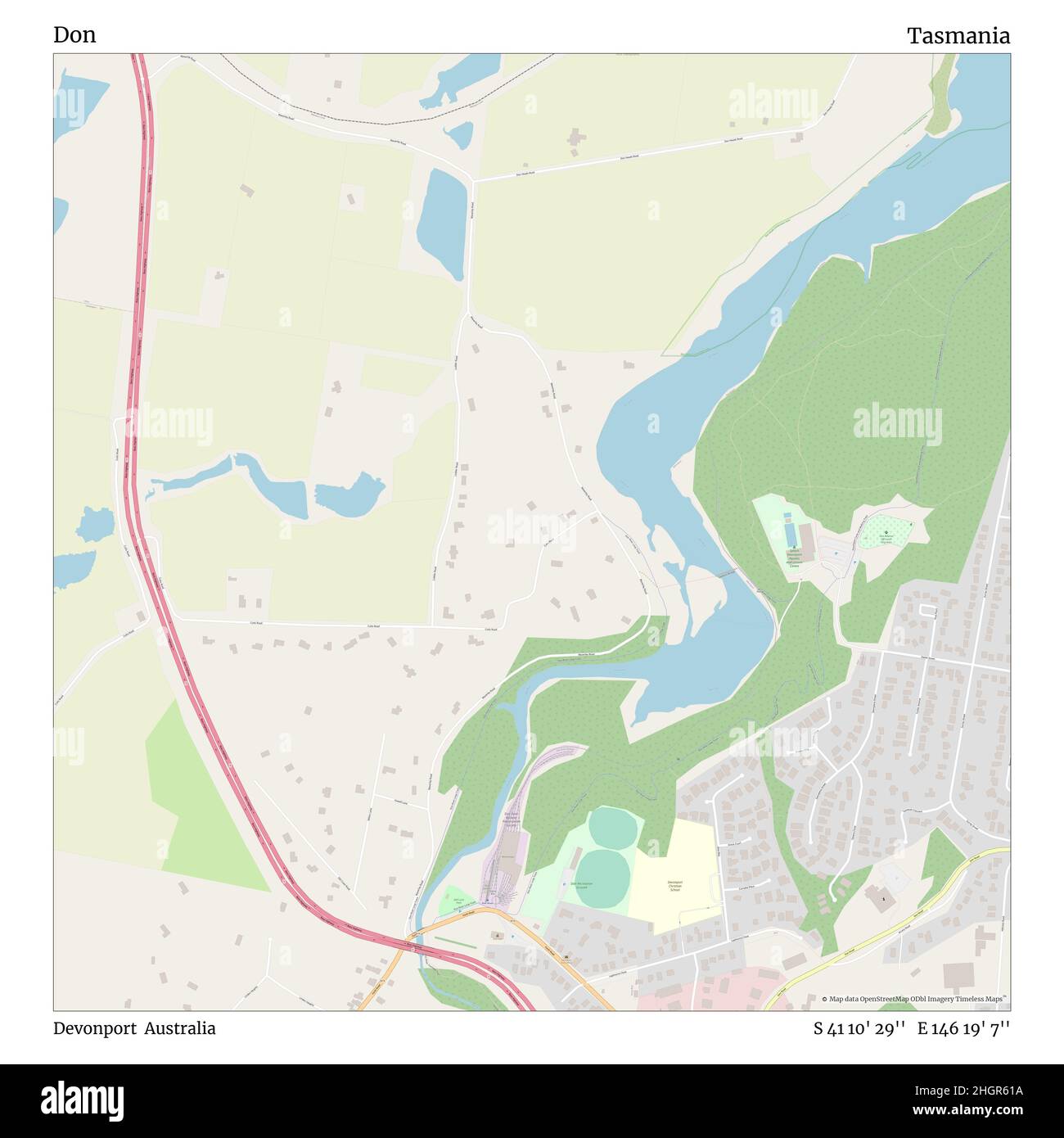 Map of devonport hi-res stock photography and images - Alamy