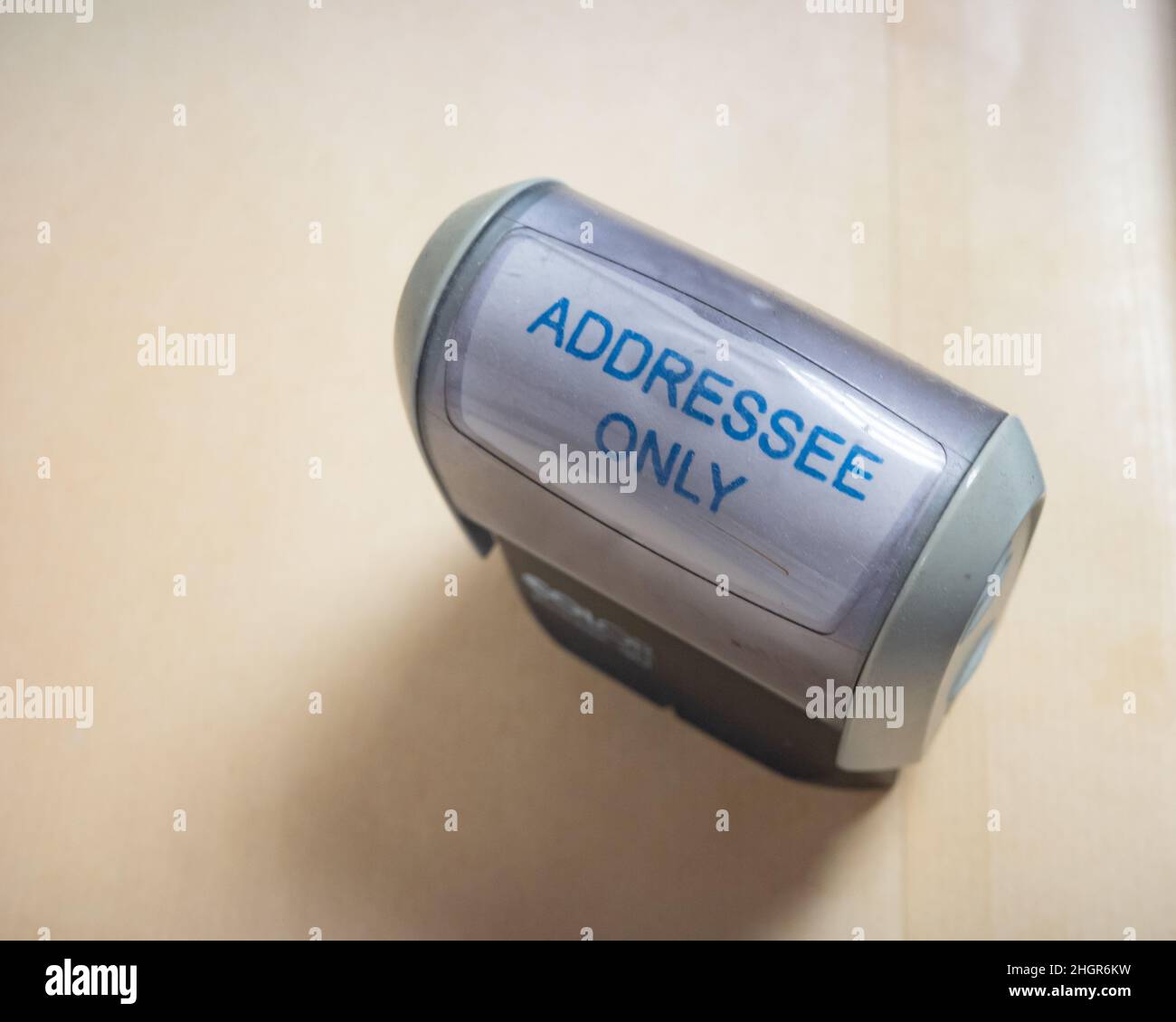 Addressee only stamp hi-res stock photography and images - Alamy