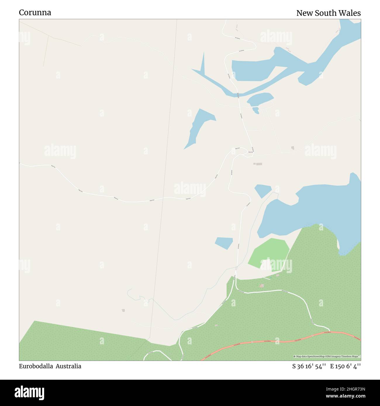 Corunna map hi-res stock photography and images - Alamy