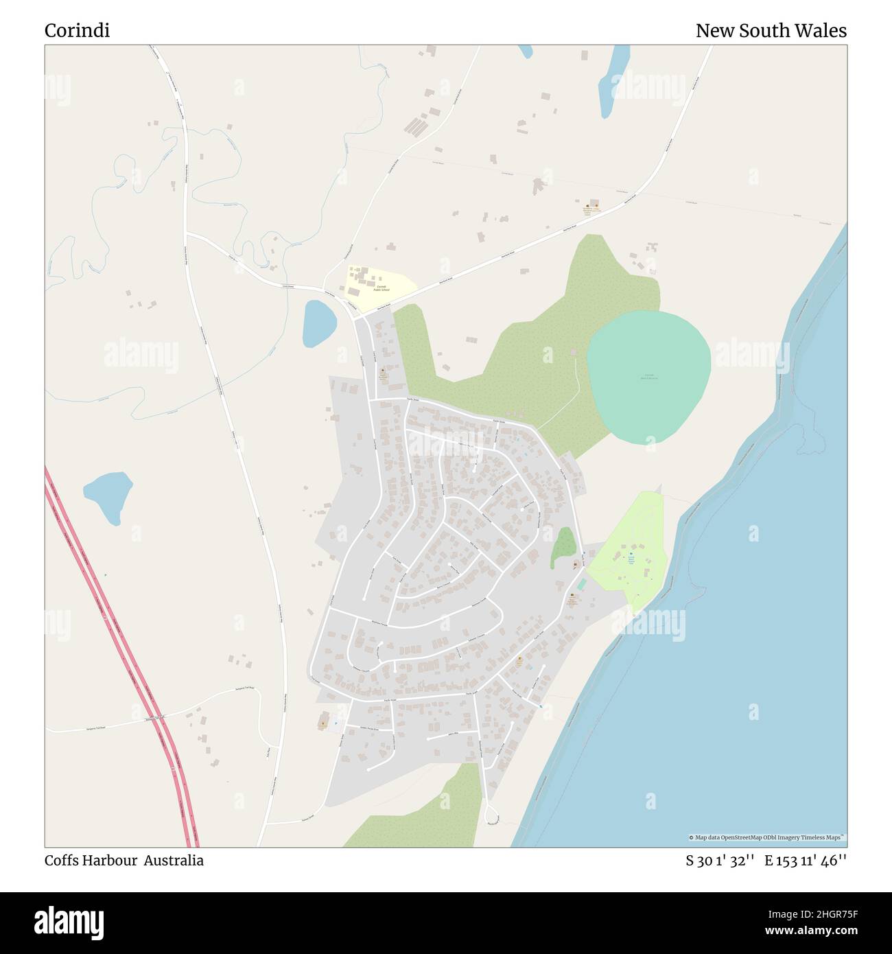Corindi, Coffs Harbour, Australia, New South Wales, S 30 1' 32'', E 153 ...