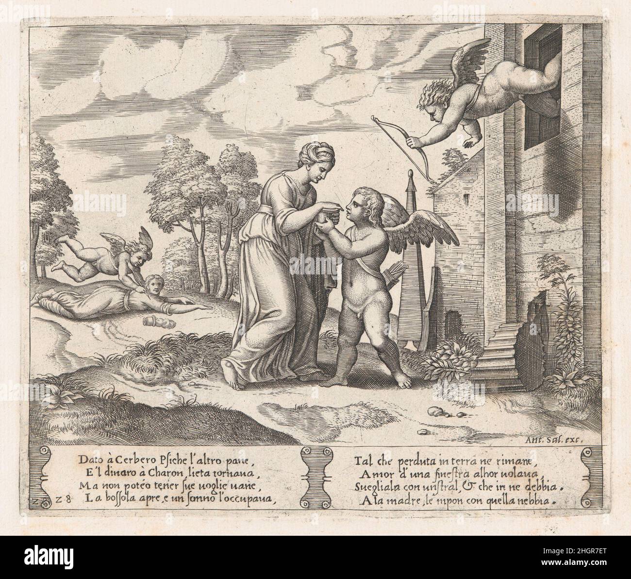 His arrow pierces psyche hi-res stock photography and images - Alamy