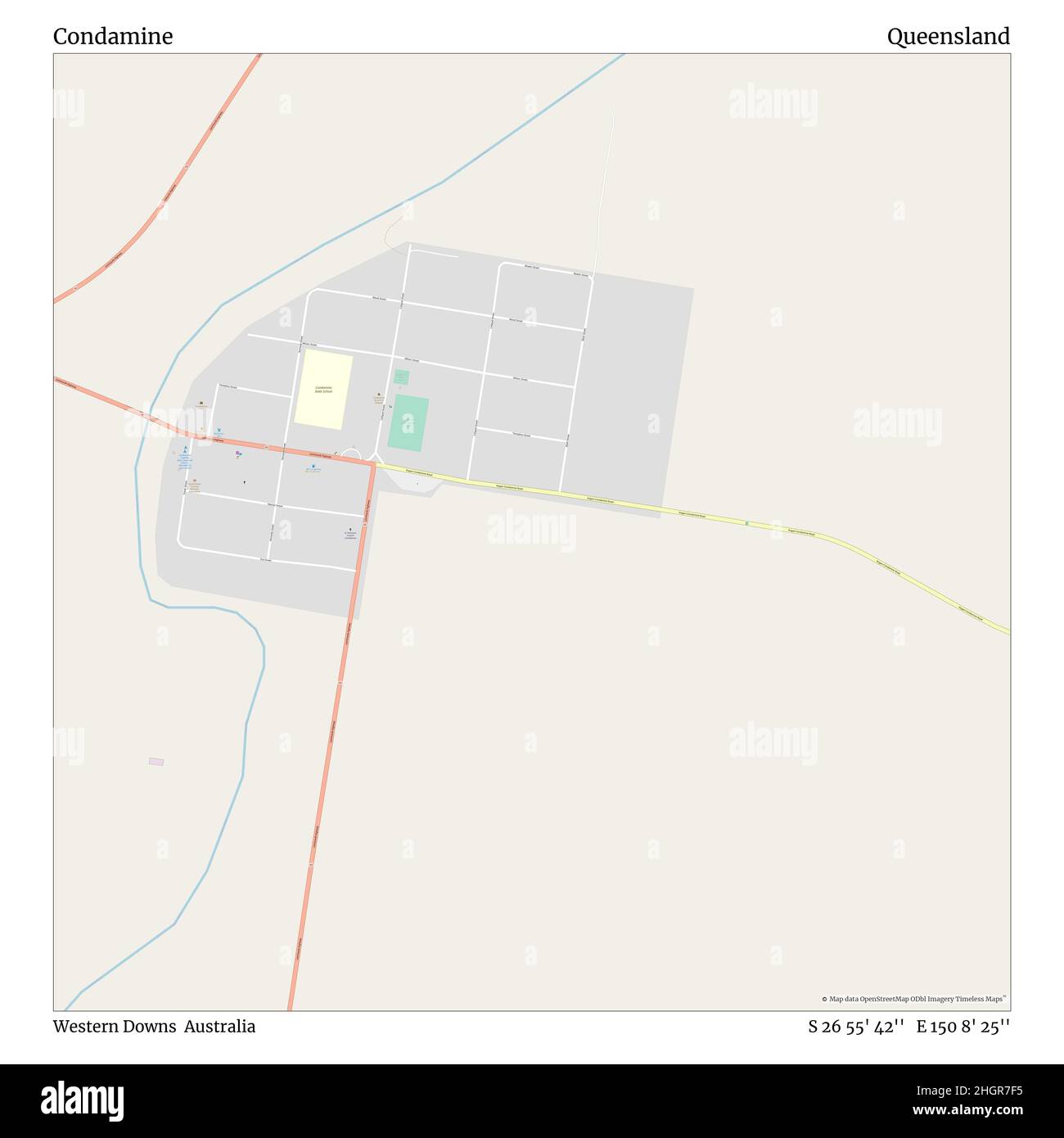 Condamine, Western Downs, Australia, Queensland, S 26 55' 42'', E 150 8 ...