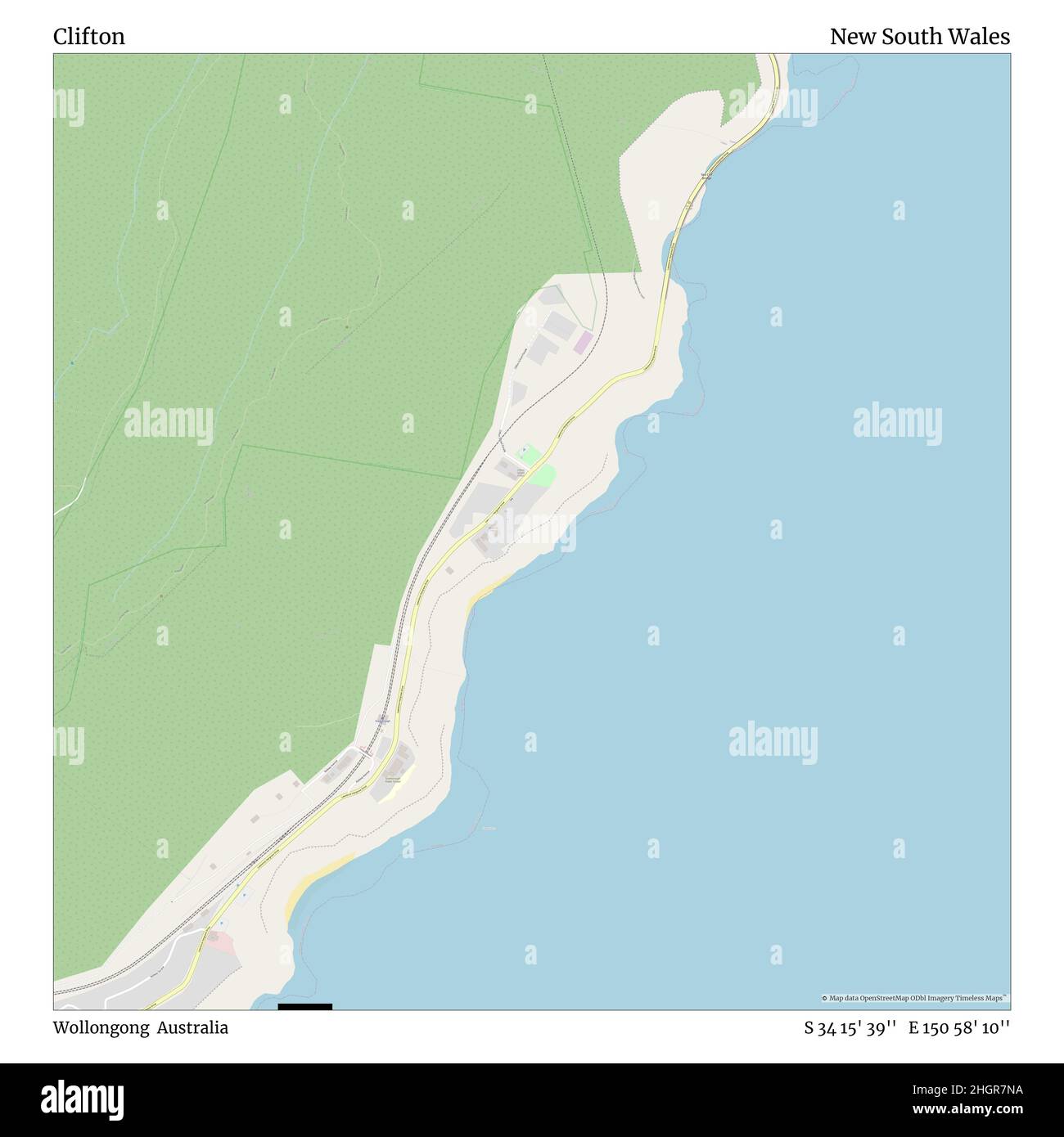 Map of clifton Cut Out Stock Images & Pictures - Alamy