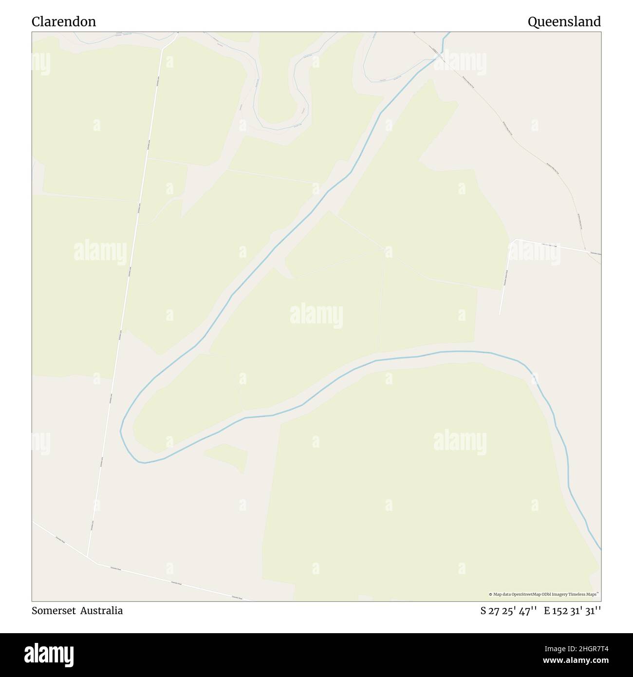 Map of clarendon hi-res stock photography and images - Alamy