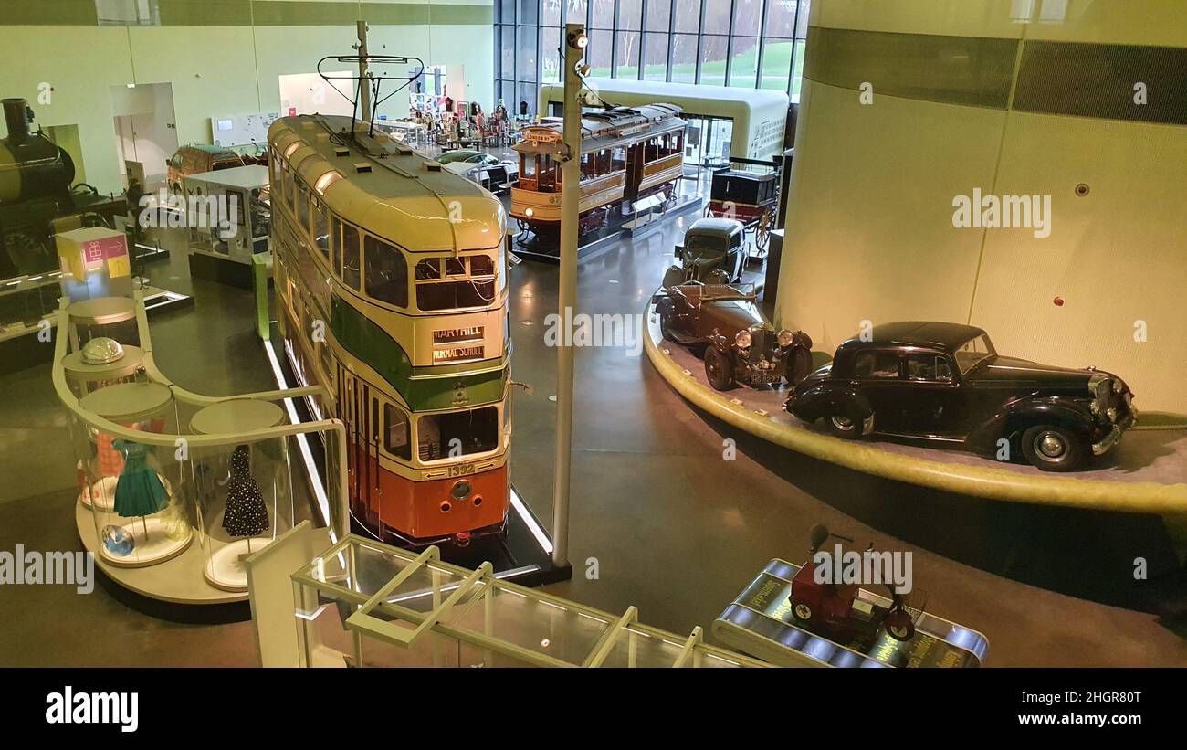Scottish vintage bus museum hi-res stock photography and images - Alamy