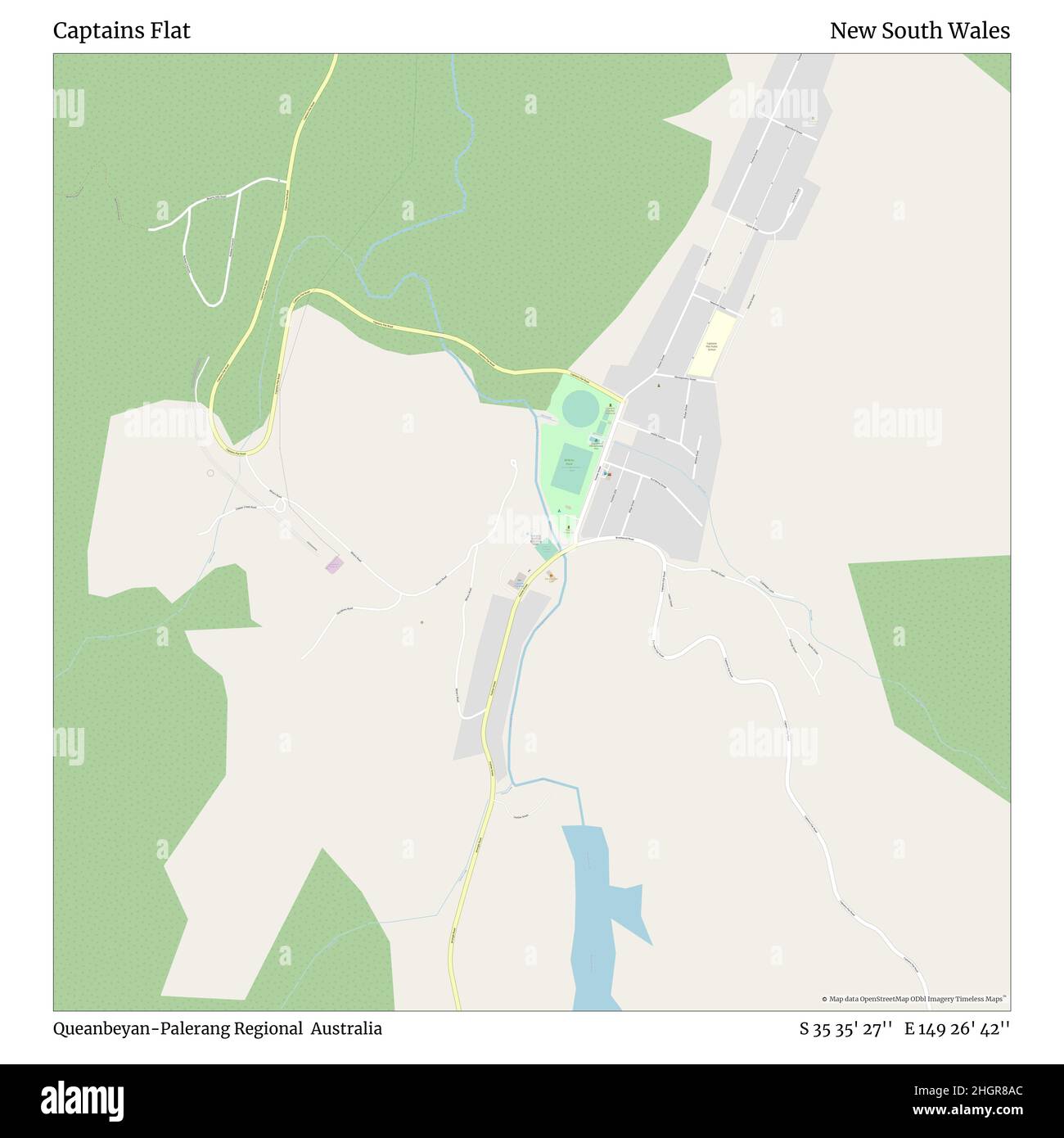 Queanbeyan map hi-res stock photography and images - Alamy
