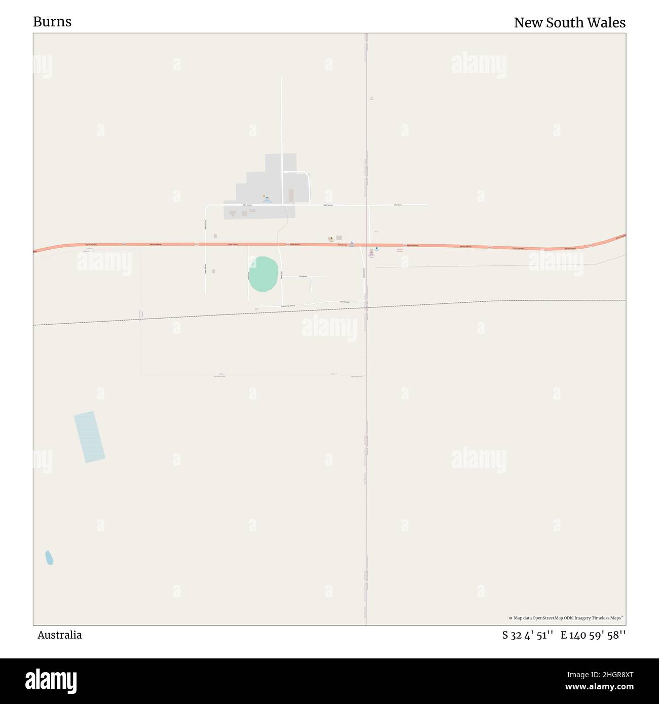 Map of burns hi-res stock photography and images - Alamy