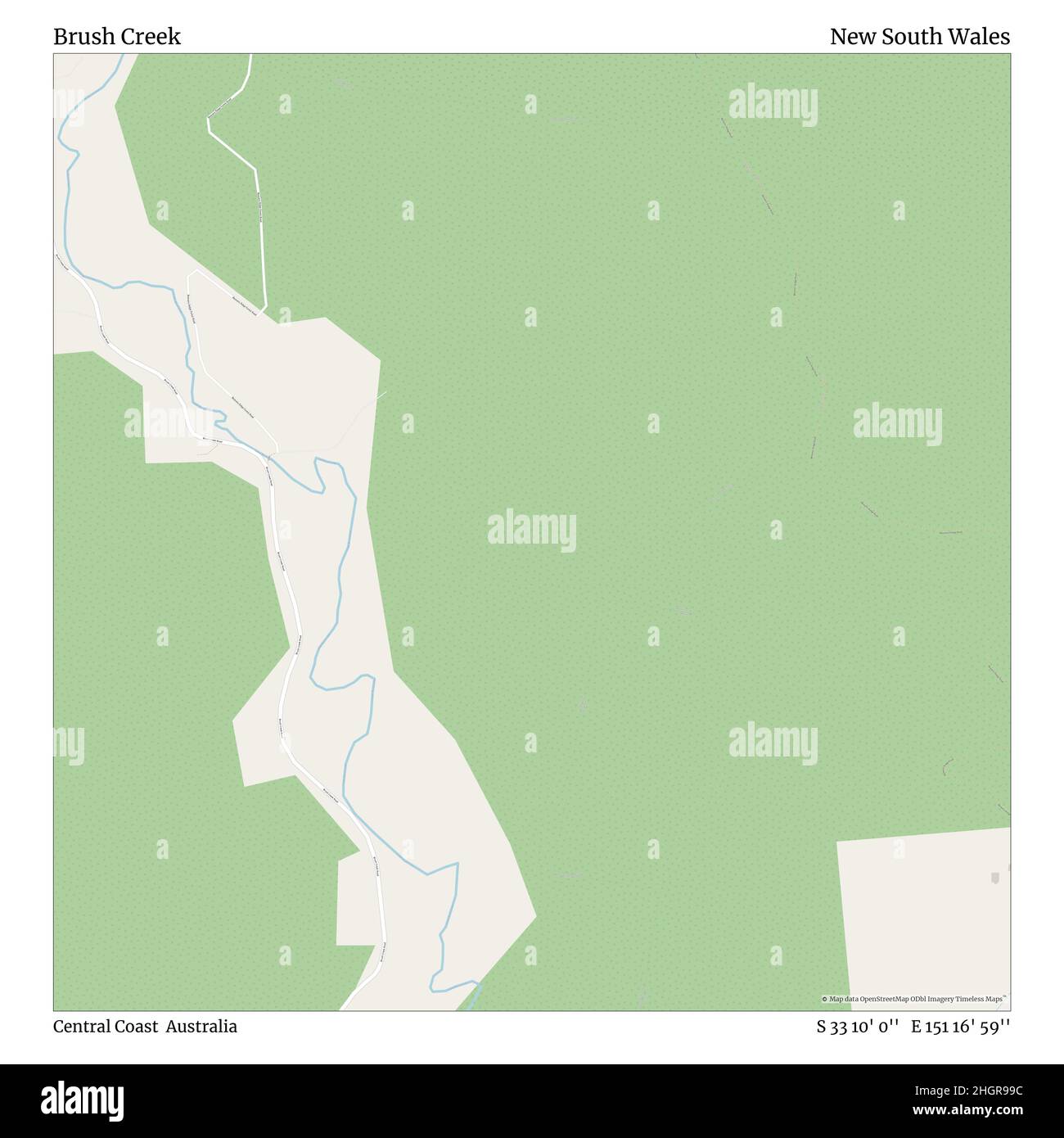 Map of brush hi-res stock photography and images - Alamy