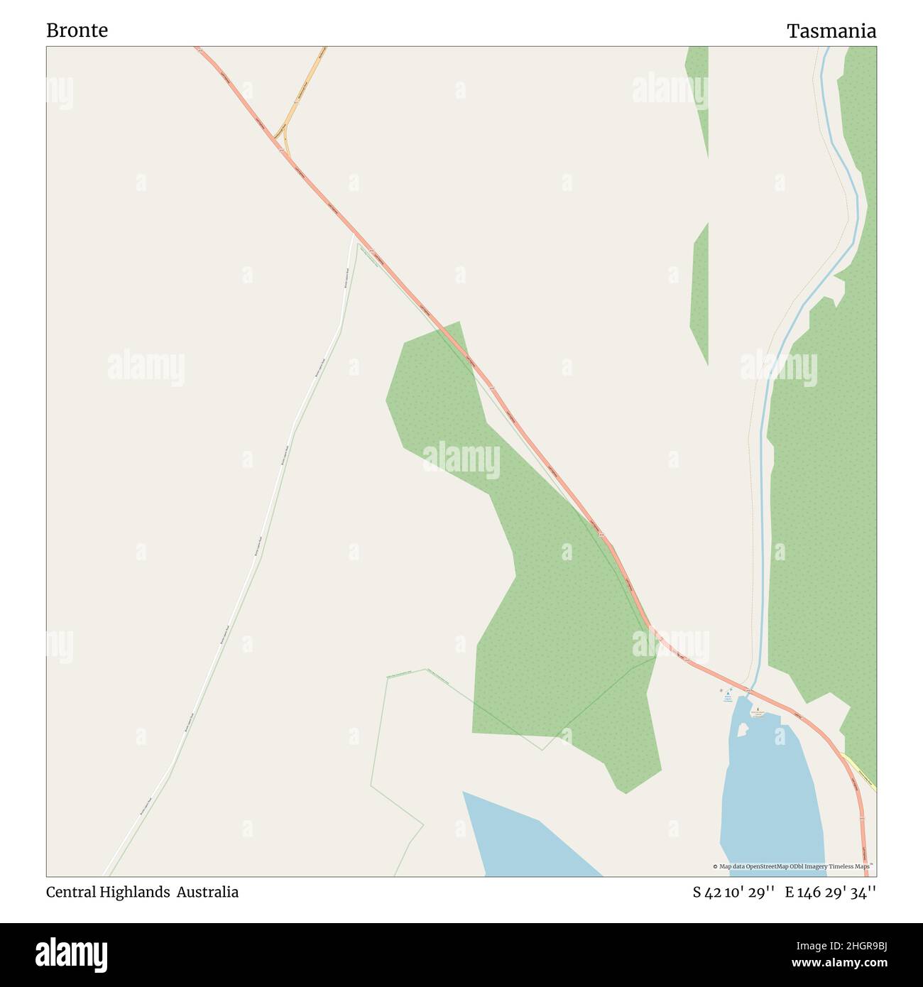 Map of bronte hi-res stock photography and images - Alamy