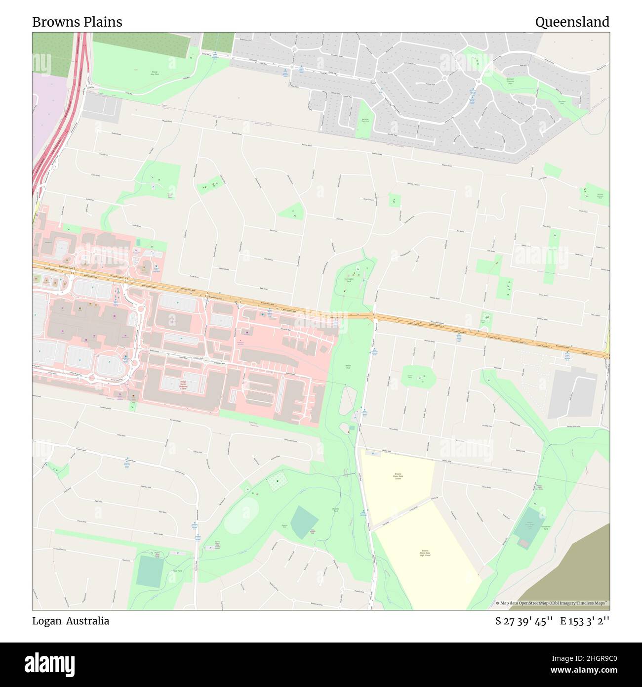 Browns Plains, Logan, Australia, Queensland, S 27 39' 45'', E 153 3' 2 ...
