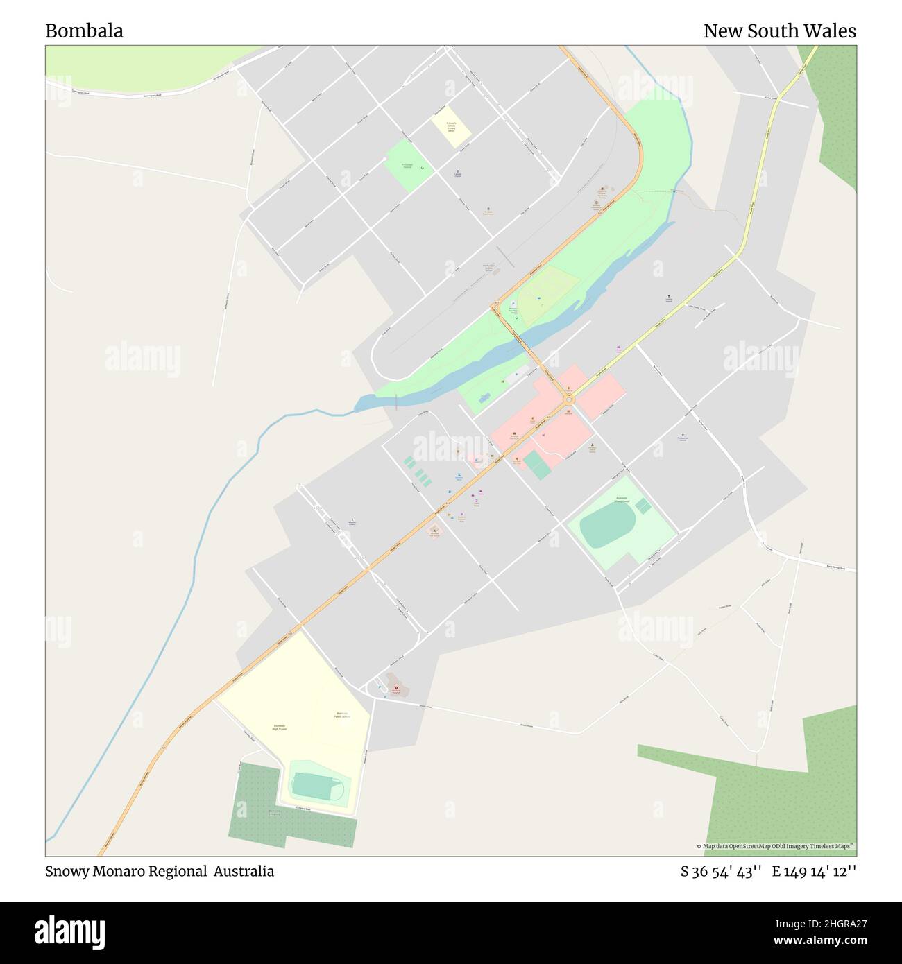 Map of bombala hi-res stock photography and images - Alamy