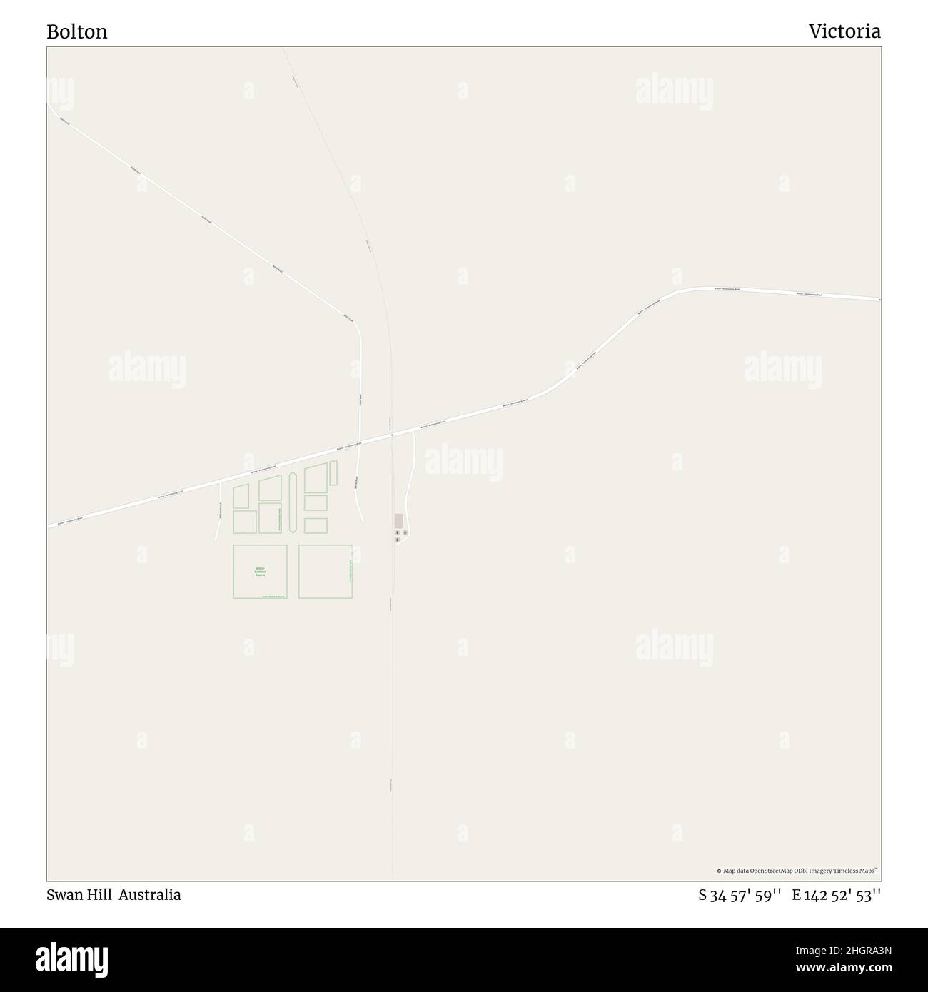Swan hill map hi-res stock photography and images - Alamy