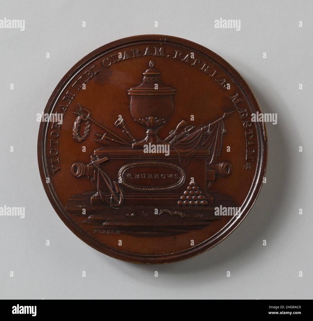 Medal in Memory of Lieutenant William Burrows 1800–1830 Moritz Fürst ...