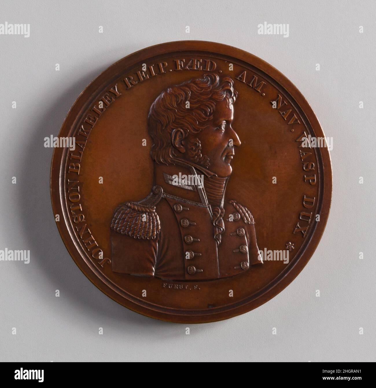 Medal of Captain Johnston Blakely 1800–1830 Moritz Fürst Hungarian ...