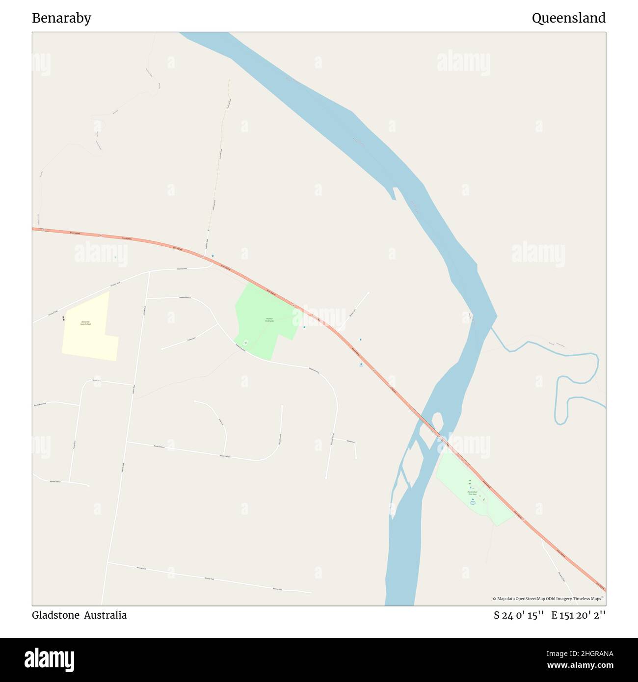 Benaraby, Gladstone, Australia, Queensland, S 24 0' 15'', E 151 20' 2 ...