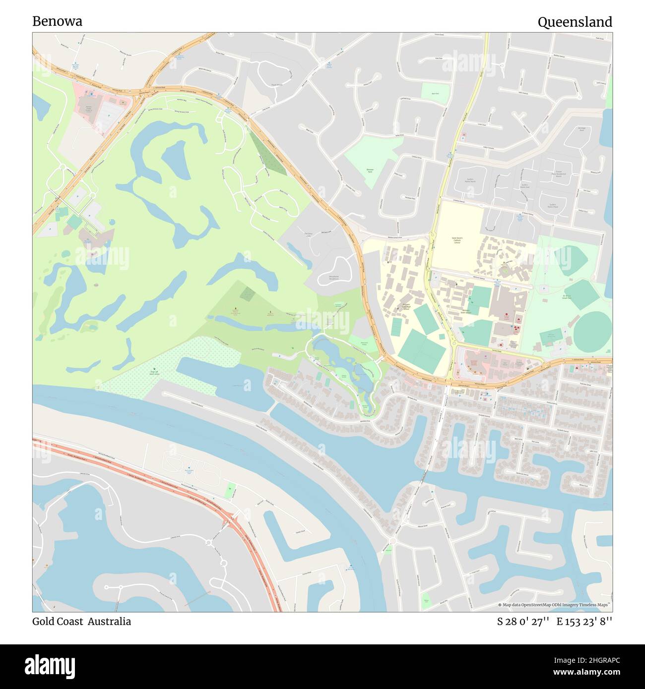 Map australia gold coast hi-res stock photography and images - Alamy