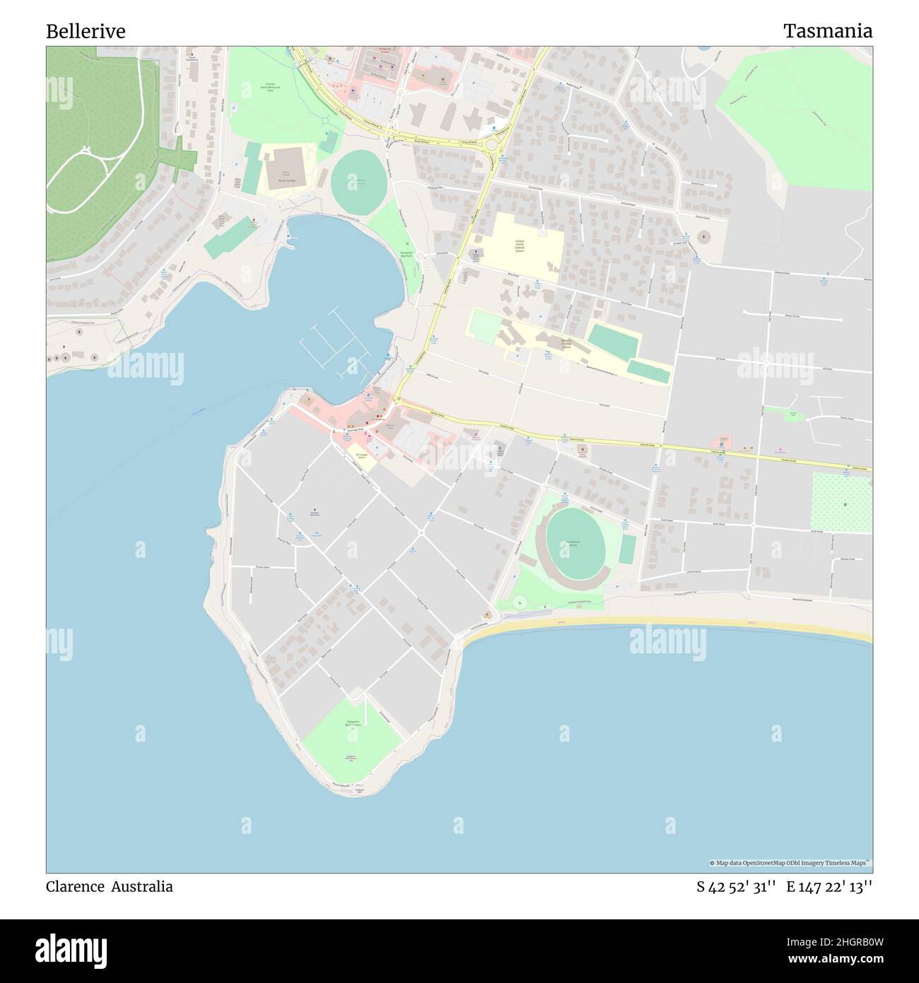 Bellerive, Clarence, Australia, Tasmania, S 42 52' 31'', E 147 22' 13 ...