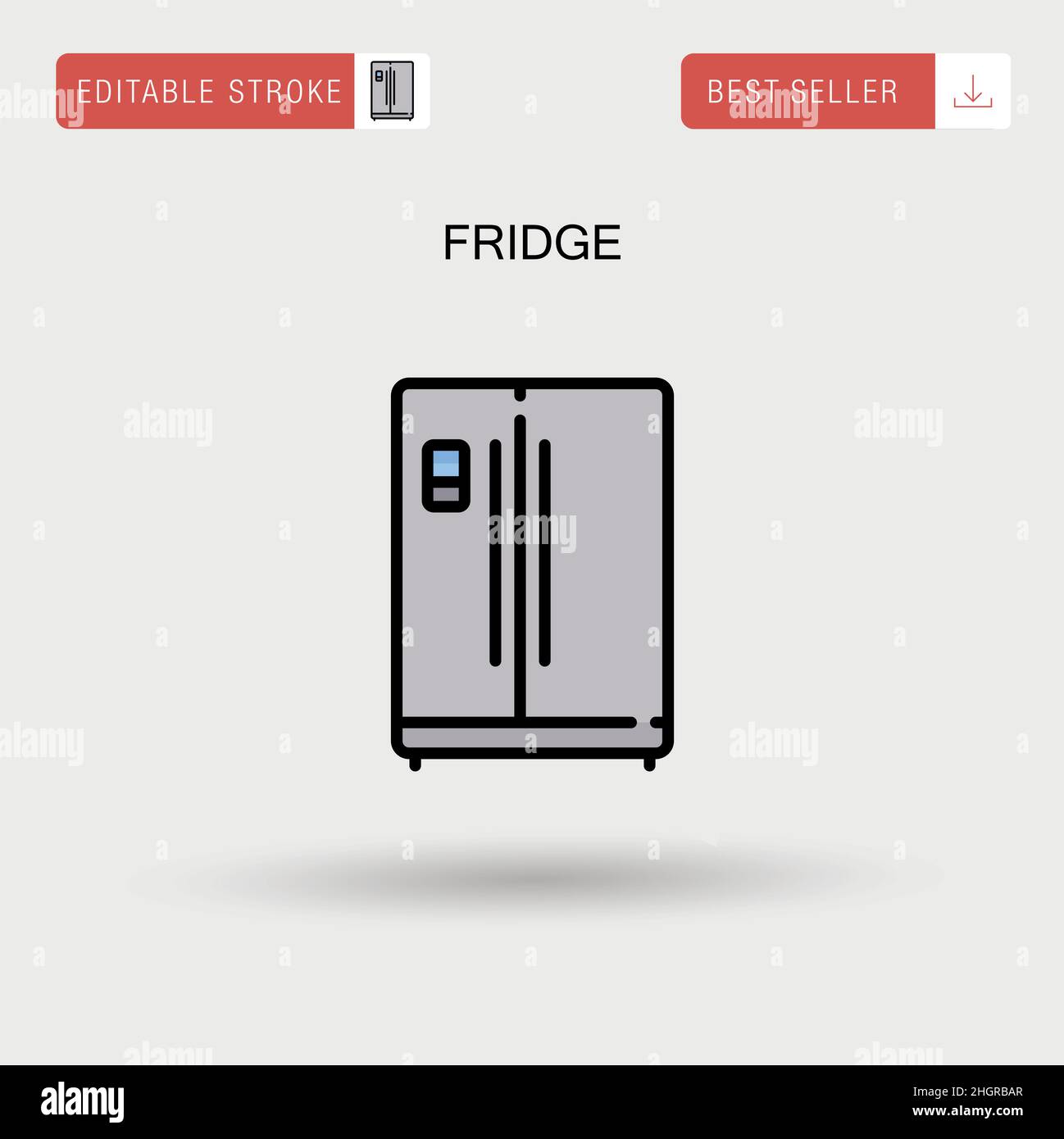 Fridge open door Stock Vector Images - Alamy