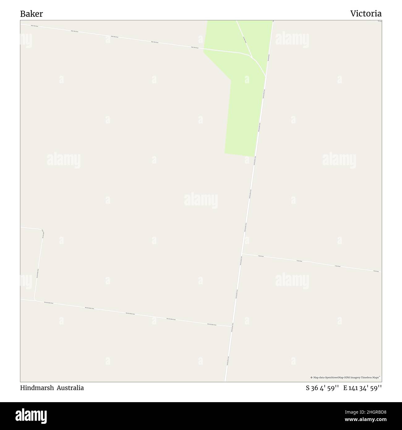 Map of baker city hi-res stock photography and images - Alamy