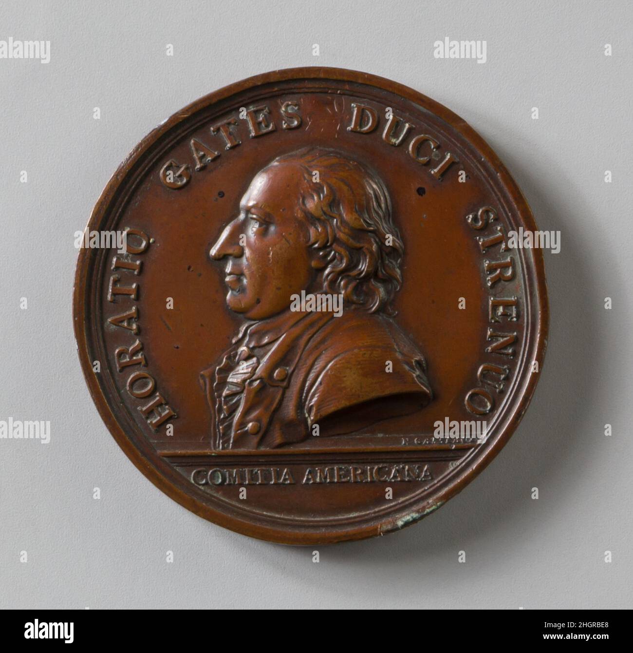 Medal of Gates at Saratoga 1777 Nicolas Marie Gatteaux French. Medal of ...