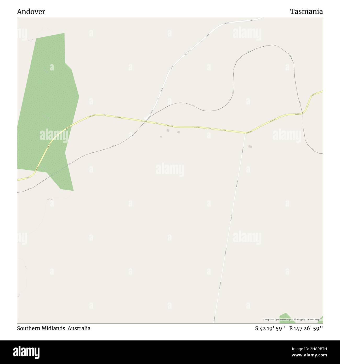 Map of andover hi-res stock photography and images - Alamy