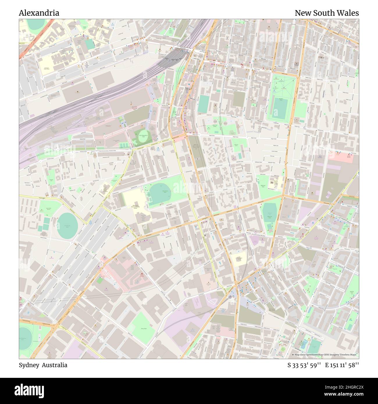 Map of alexandria hi-res stock photography and images - Alamy