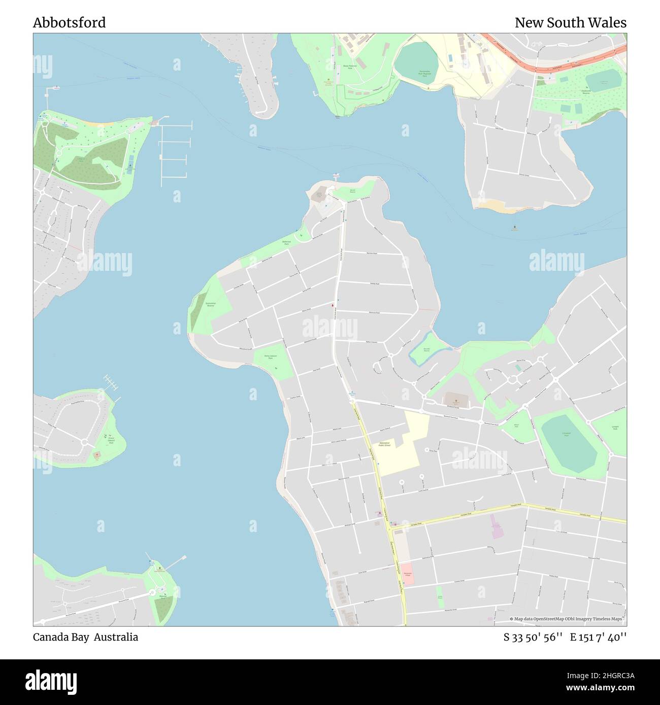Abbotsford map hi-res stock photography and images - Alamy