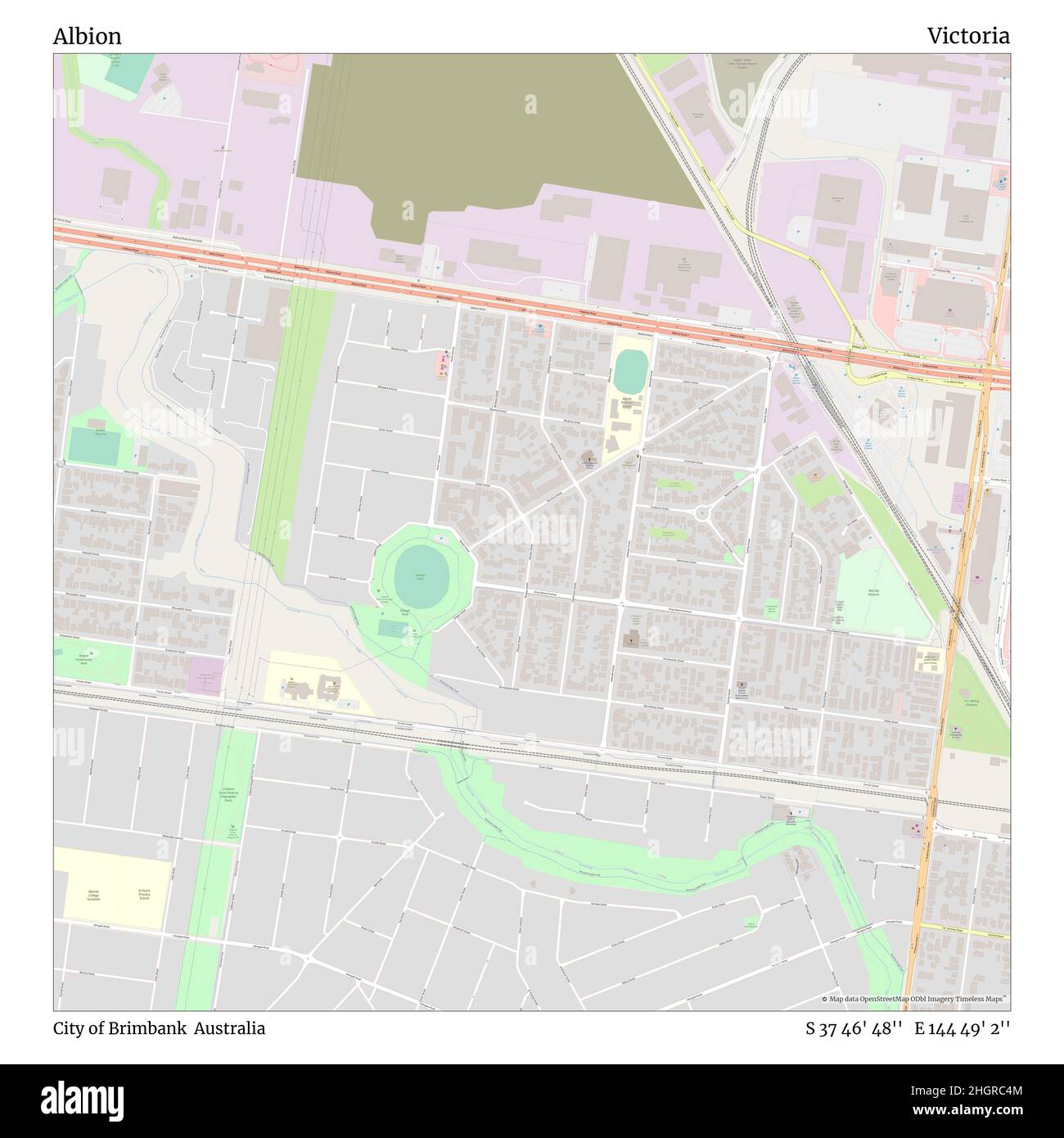 Map of albion hi-res stock photography and images - Alamy