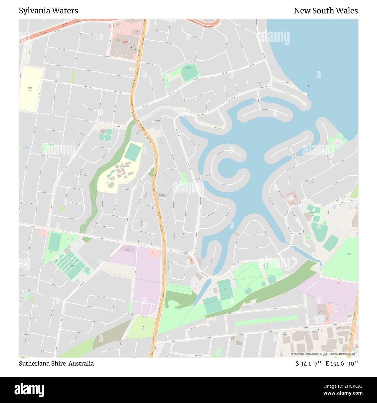Sylvania Waters, Sutherland Shire, Australia, New South Wales, S 34 1 ...