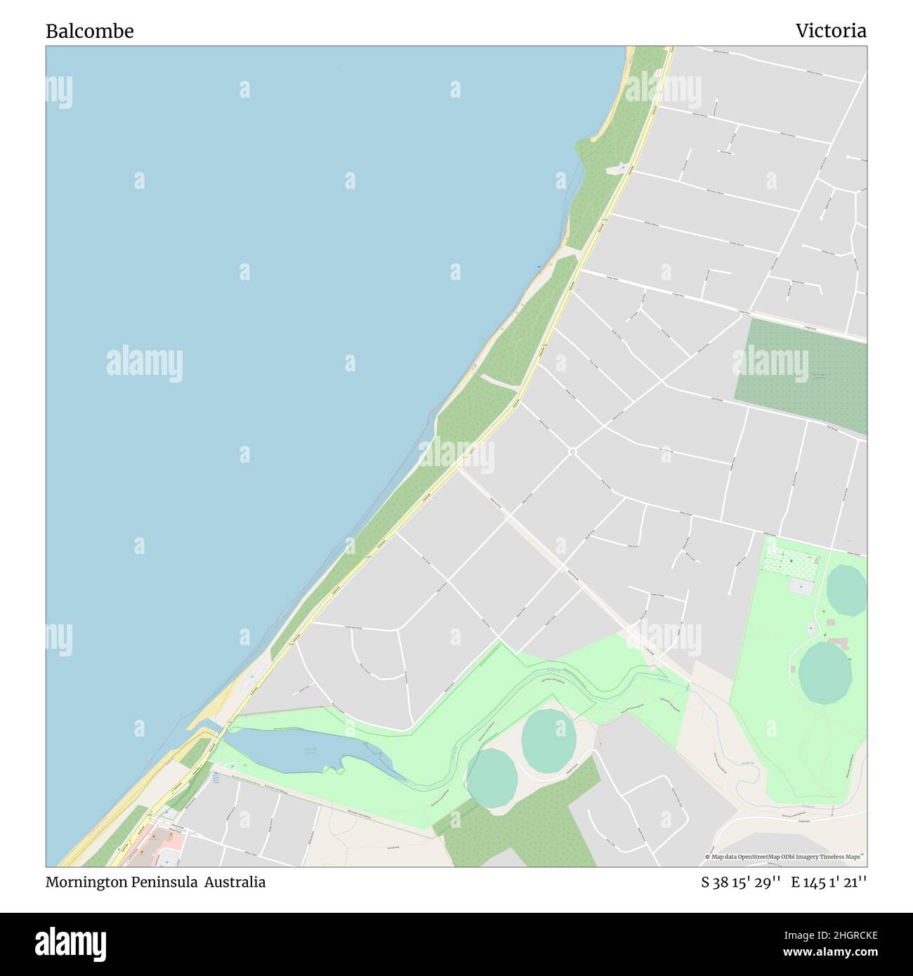 Balcombe, Mornington Peninsula, Australia, Victoria, S 38 15' 29'', E ...