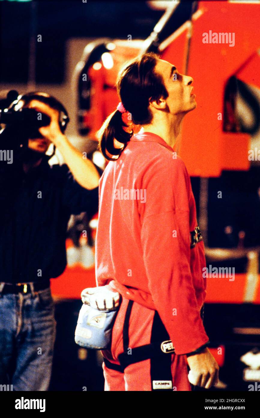 Archives 90ies: French climber François Legrand, Indoor climbing World ...