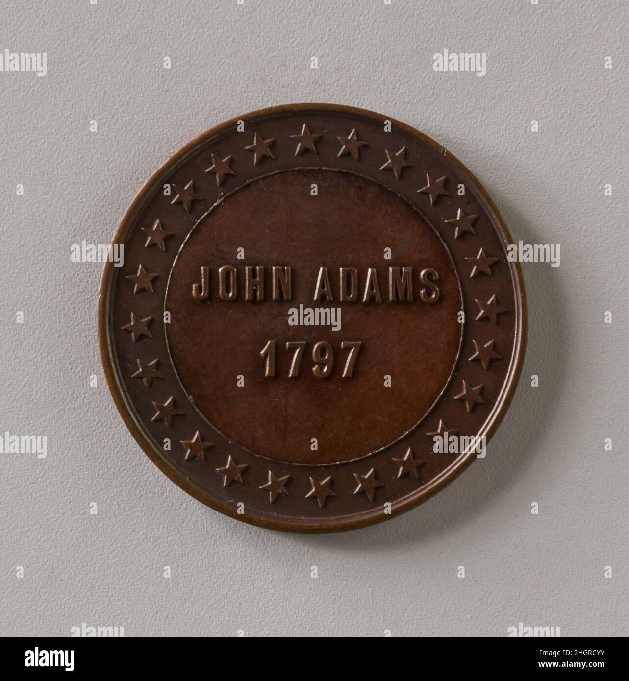 Token of John Adams ca. 1876. Token of John Adams. ca. 1876. Bronze ...