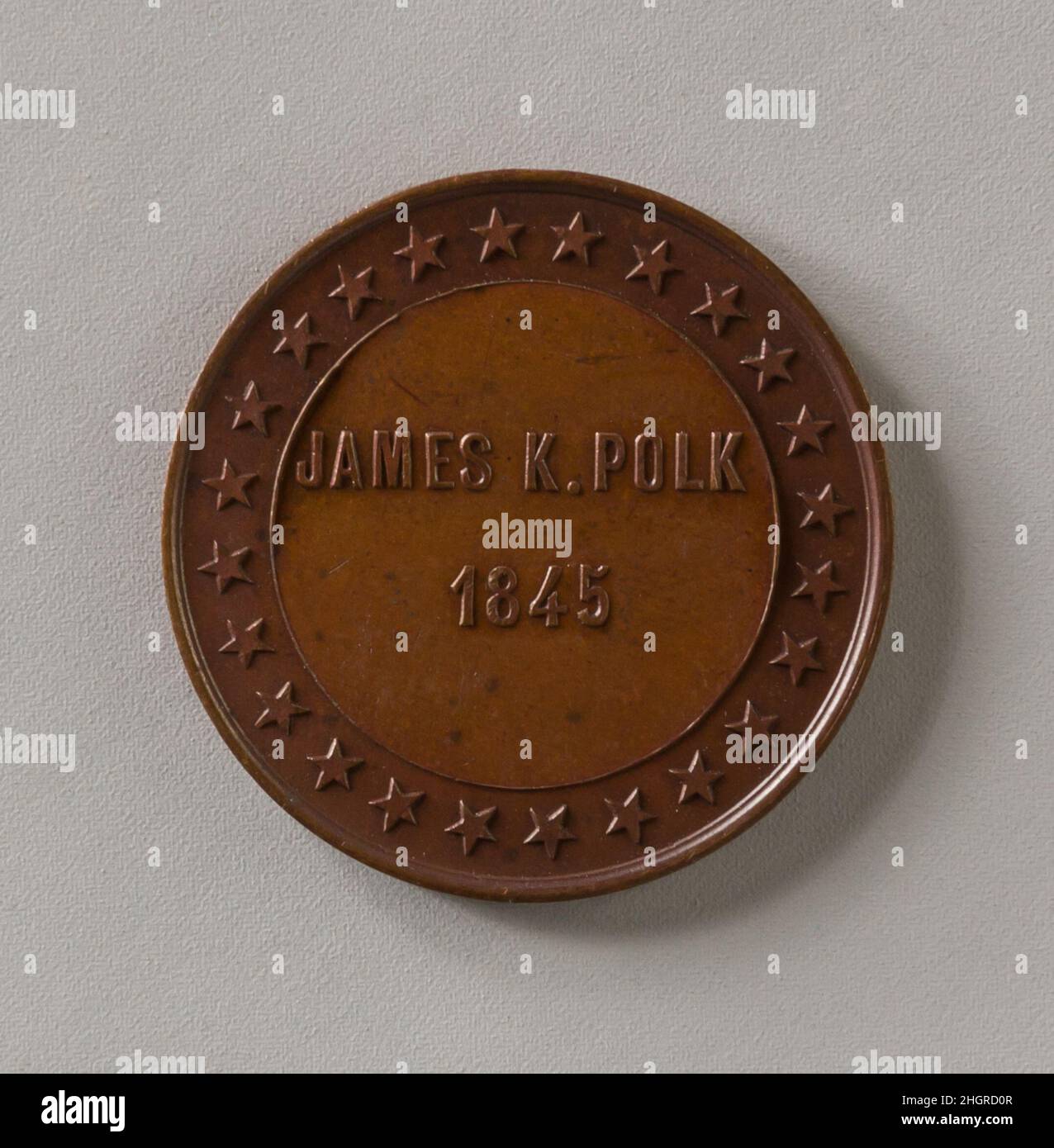 Token of James K. Polk ca. 1876. Token of James K. Polk. ca. 1876 ...