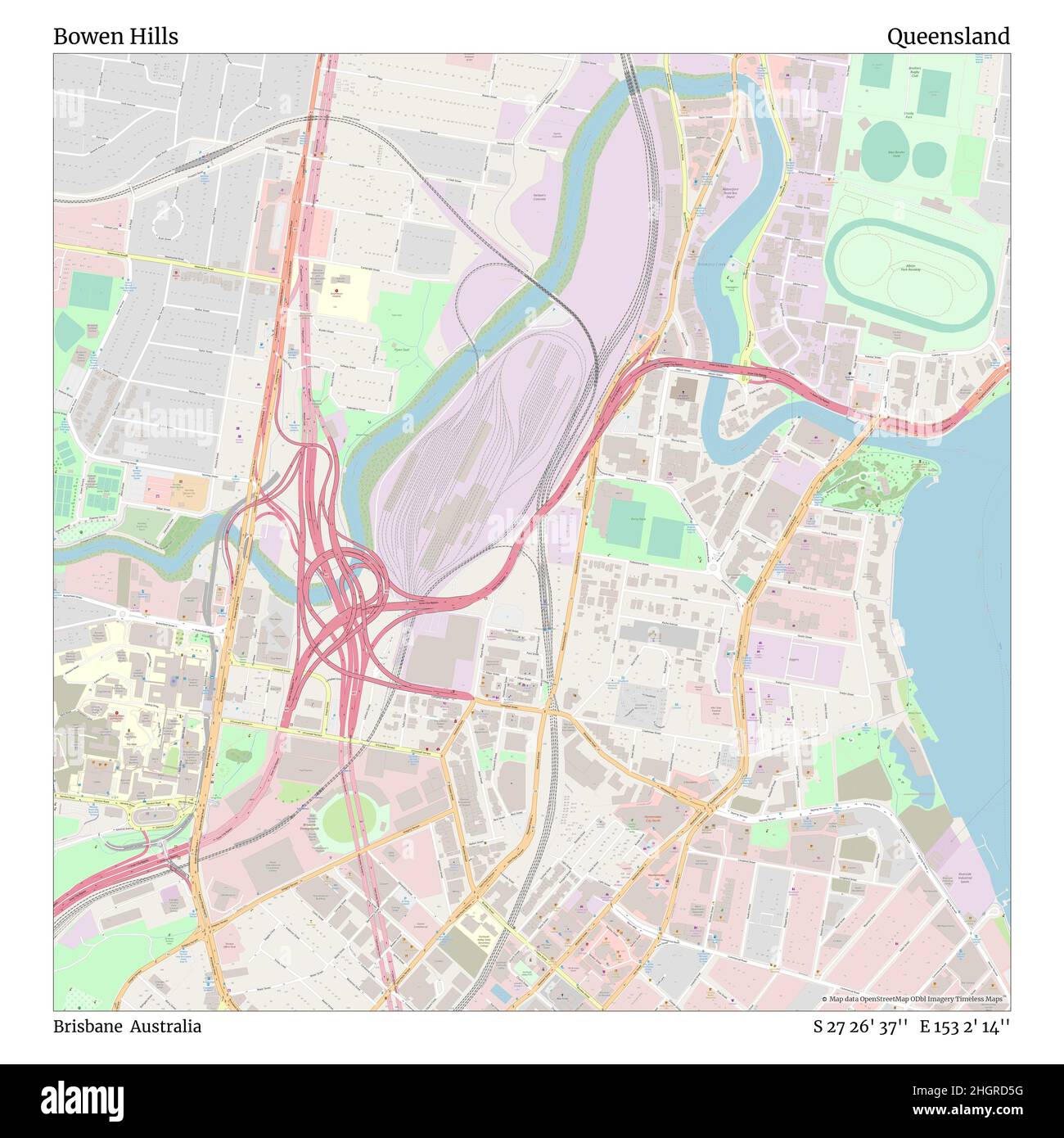 Map of bowen hi-res stock photography and images - Alamy