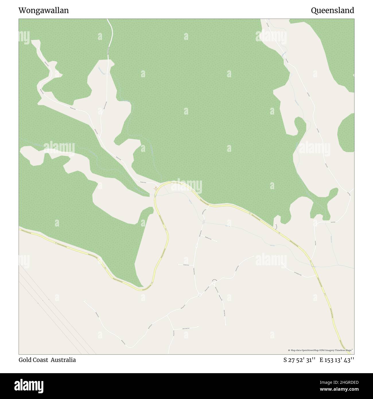 Gold coast queensland australia maps cartography hi-res stock ...